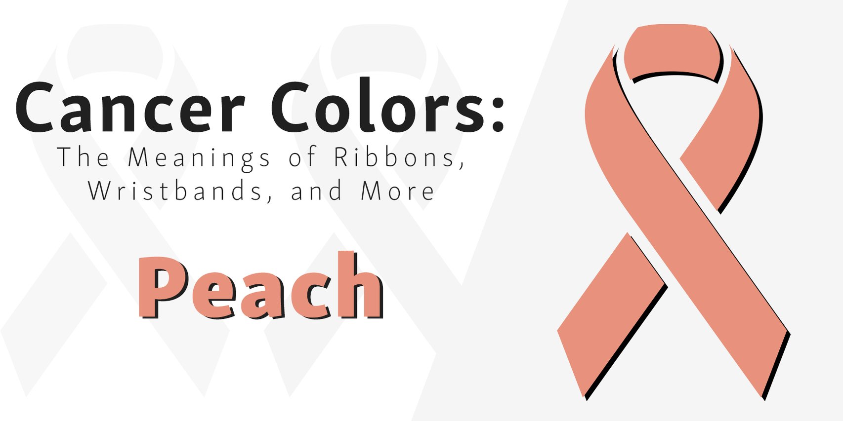 Support Peach The Uterine Cancer Ribbon