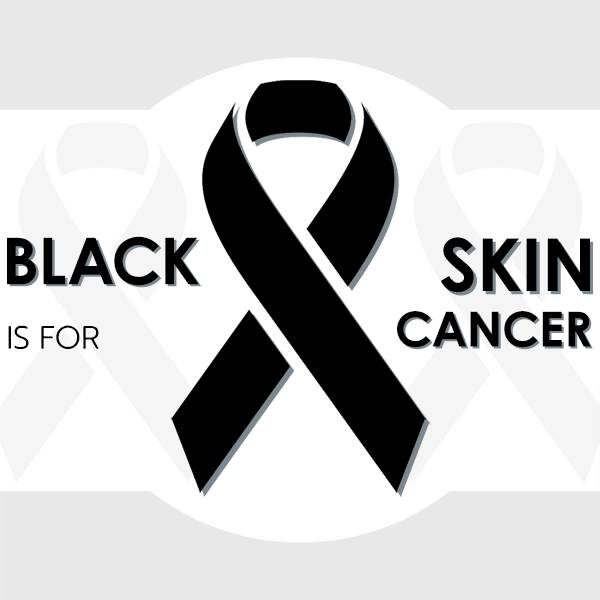 Support Black: The Skin Cancer Ribbon